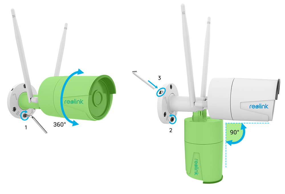 Reolink RLC-410W - 5MP/4MP Wireless WiFi Camera with Audio Recording