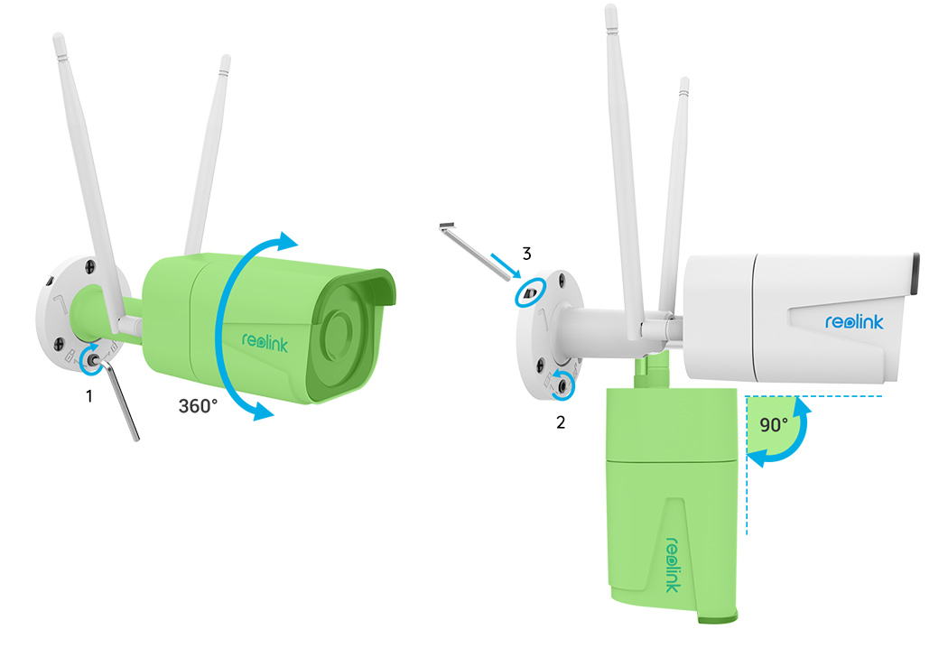 Reolink RLC-511W - 5MP Wireless WiFi Security Camera with 4X Optical Zoom